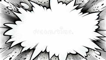 Black and White Comic Explosion: a High-resolution 8k Manga Design ...