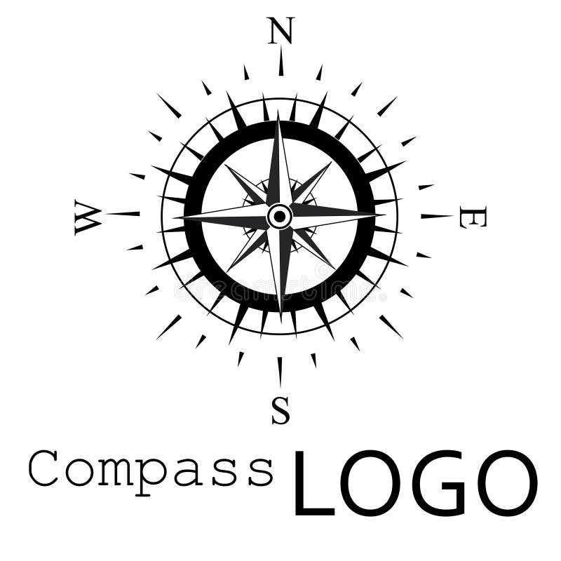Vintage Marine Compass Logo Set Stock Vector - Illustration of ...