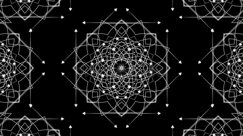 Black and White Computer Animation of the Movement of Arrows in ...