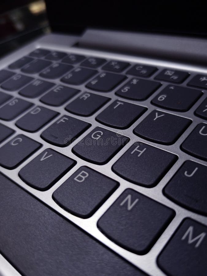 Black and White Computer Keyboard Stock Photo - Image of technology ...