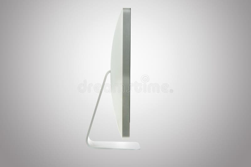 Black White Computer Monitor Stock Illustration - Illustration of ...