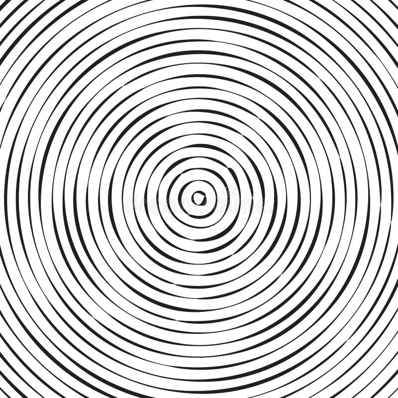 Black and White Concentric Line Circle Background or Ripple Effect ... Black and White Concentric Line Circle Background or Ripple Effect ...