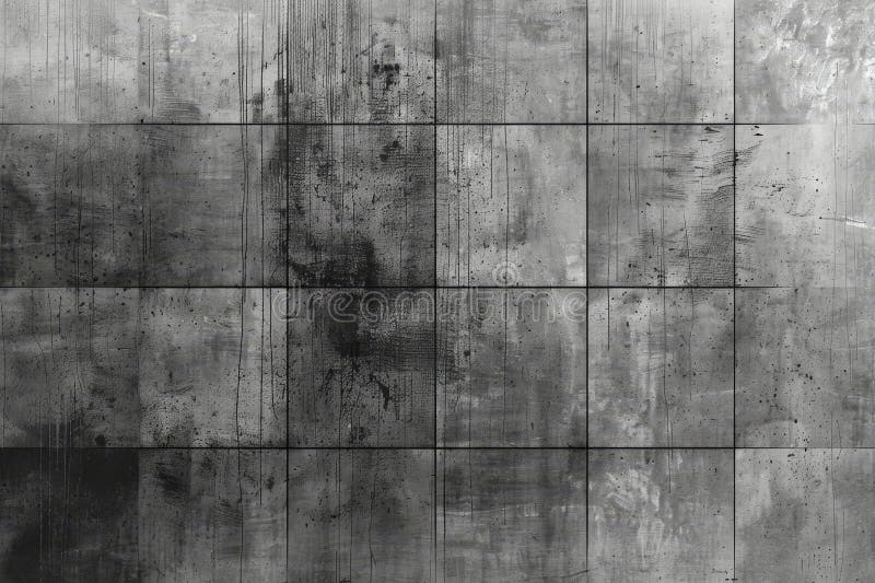 A Black and White Concrete Wall with a Subtle Grid Pattern for Texture ...