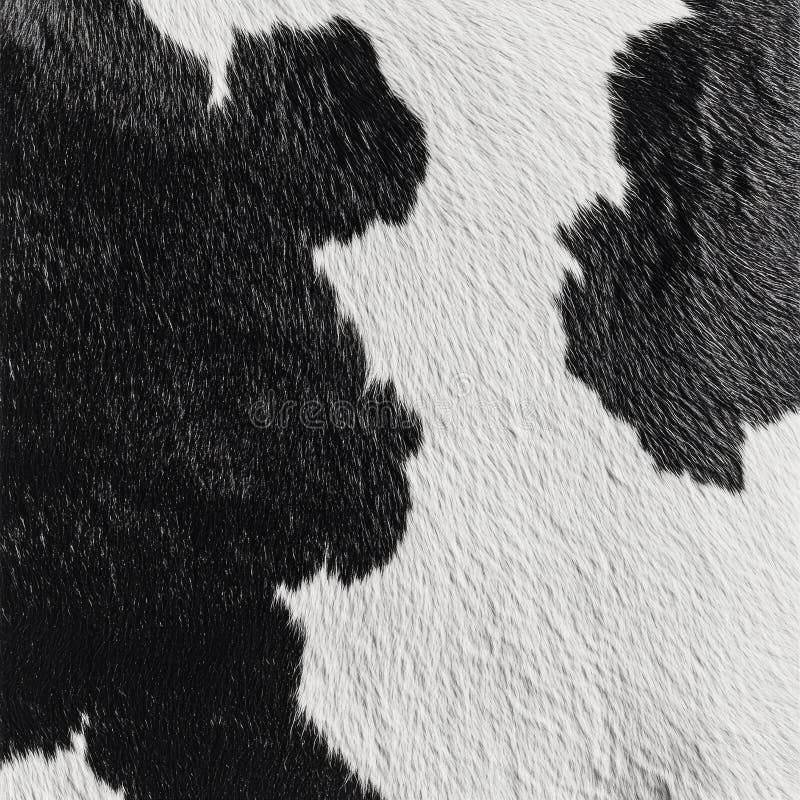 Black and White Cowhide Texture Showcasing Natural Patterns and ...