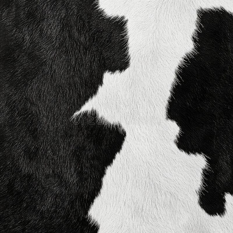 Black and White Cowhide Texture Showcasing Natural Patterns and ...