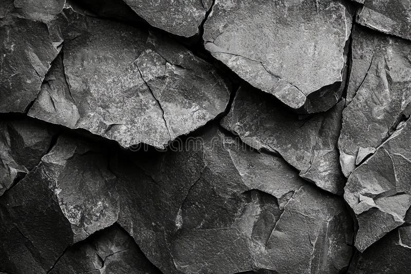 Black and White Crackled Surface with Sharp Edges for Creative ...