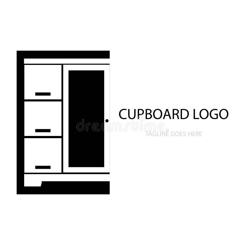 Cupboard logo vector stock vector. Illustration of home - 173774960