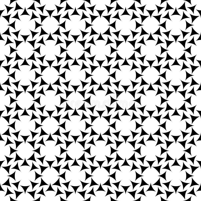 Seamless Pattern with Curve Triangle Stock Vector - Illustration of ...