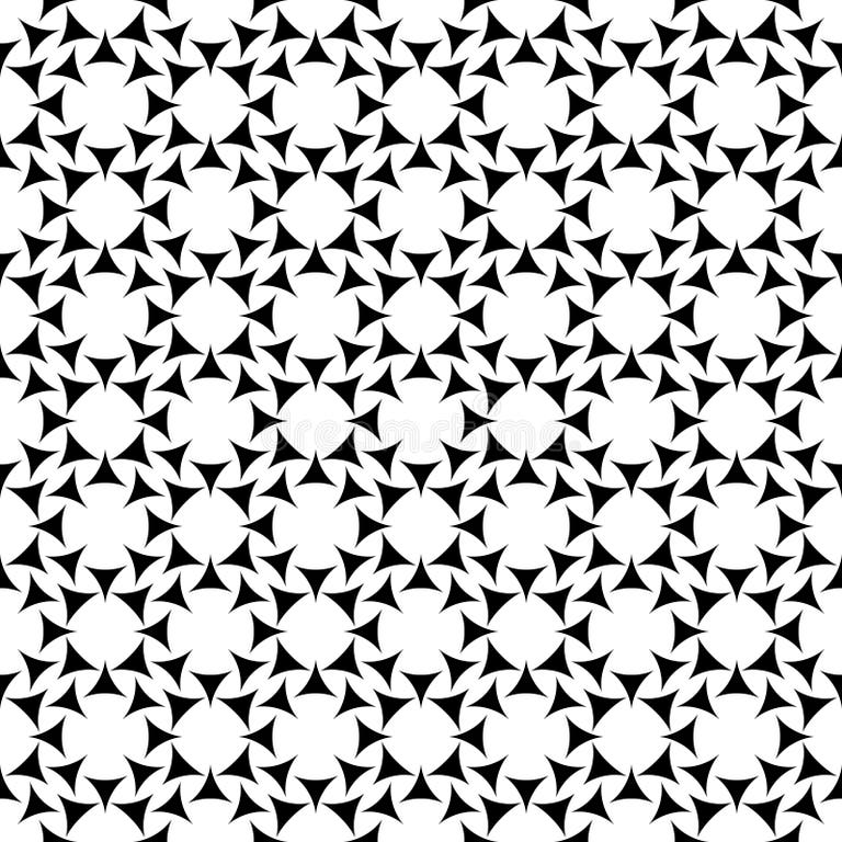 Seamless Pattern with Curve Triangle Stock Vector - Illustration of ...