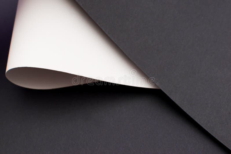 Black and White Curved Divided Abstract Background Stock Photo - Image ...