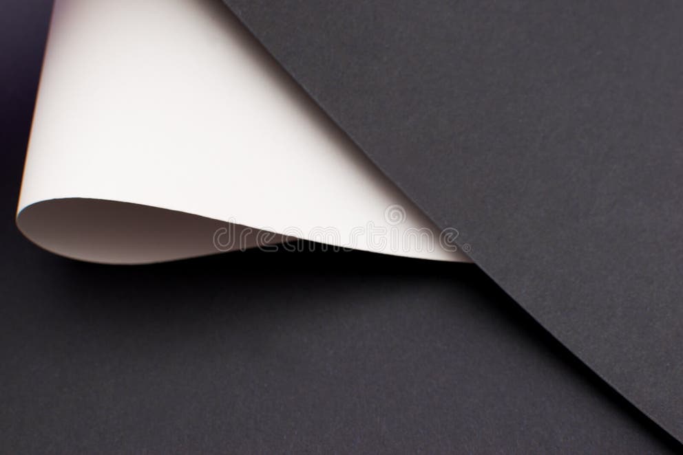 Black and White Curved Divided Abstract Background Stock Photo - Image ...