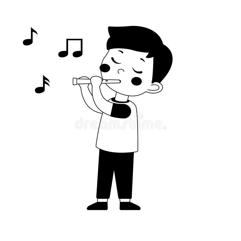 Recorder Kids Stock Illustrations – 125 Recorder Kids Stock ...