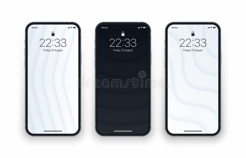 Black and White 3D Layered Dynamic Structure Wallpapers on Isolated ...