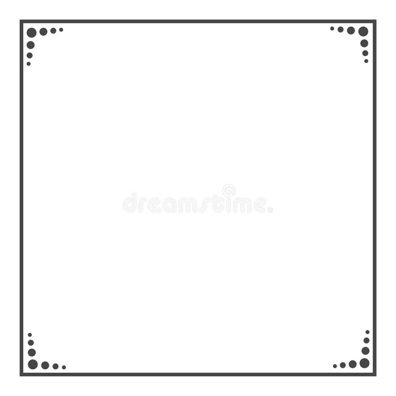 Black Line Frame White Stock Illustrations – 178,784 Black Line Frame ...