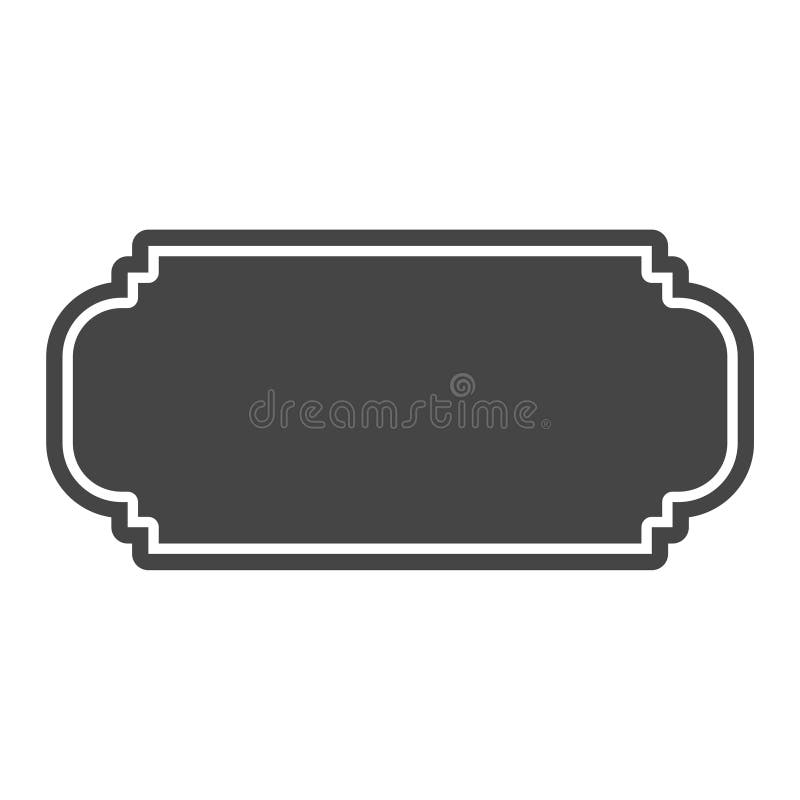 Black and White Decorative Line Border Frame Stock Vector ...