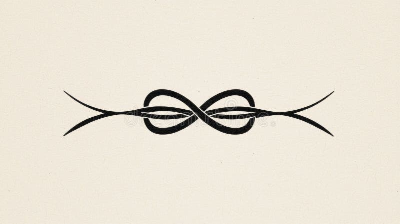 Black White Design Symmetrical Infinity Symbol Stock Photos - Free ...