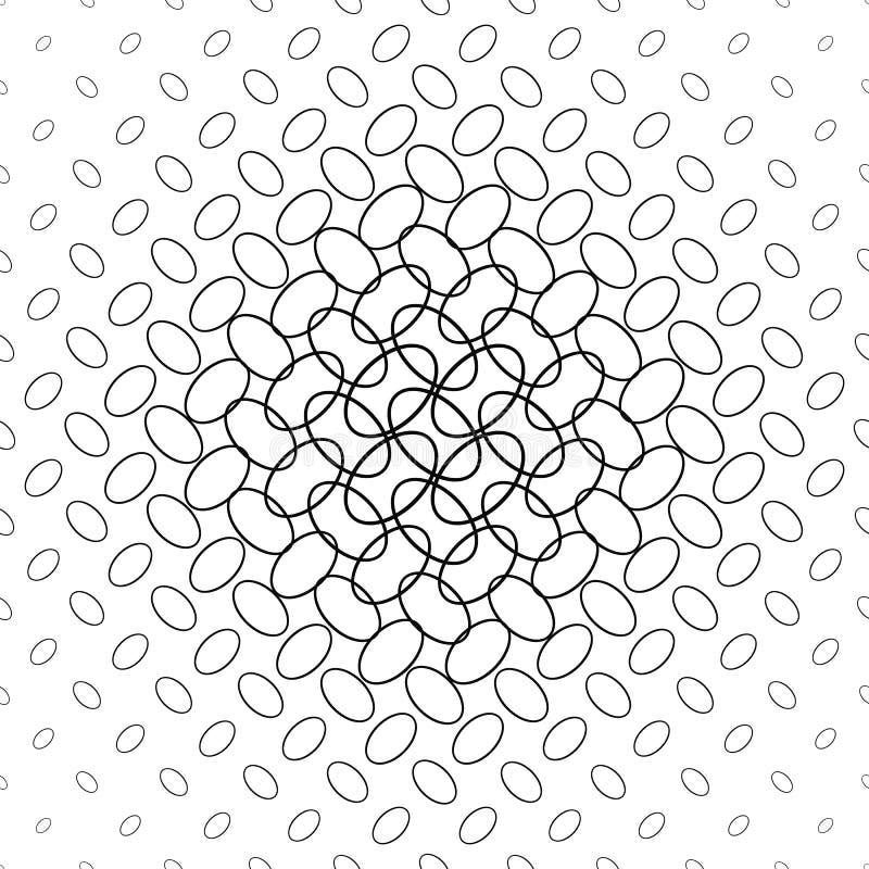 Black and White Diagonal Ellipse Pattern Stock Vector - Illustration of ...