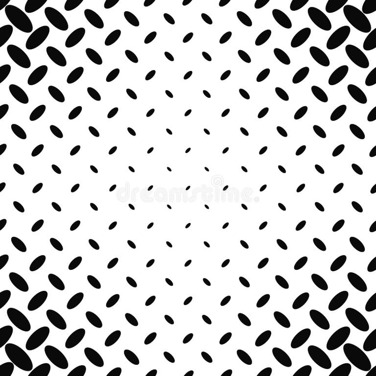 Black and White Diagonal Ellipse Pattern Stock Vector - Illustration of ...