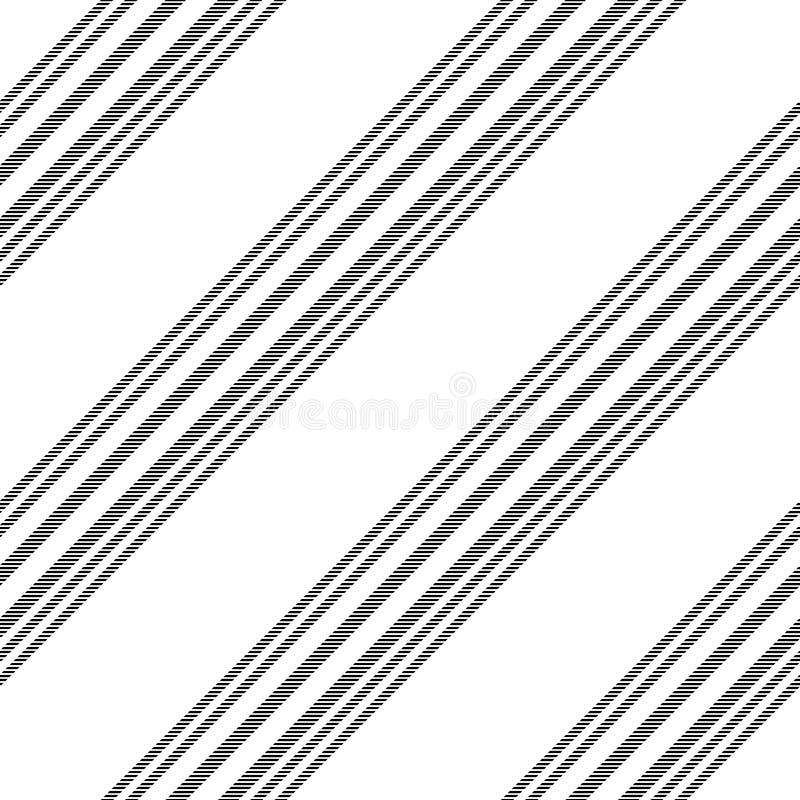 Black White Diagonal Lines Seamless Pattern Stock Vector - Illustration ...