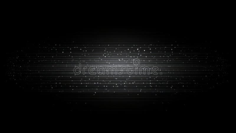 Black and White Digital Art Showcasing a Glitch Effect with Linear ...