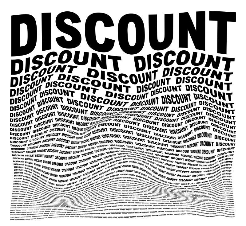 Black and White Distorted Background Composed of Discount Decreasing ...