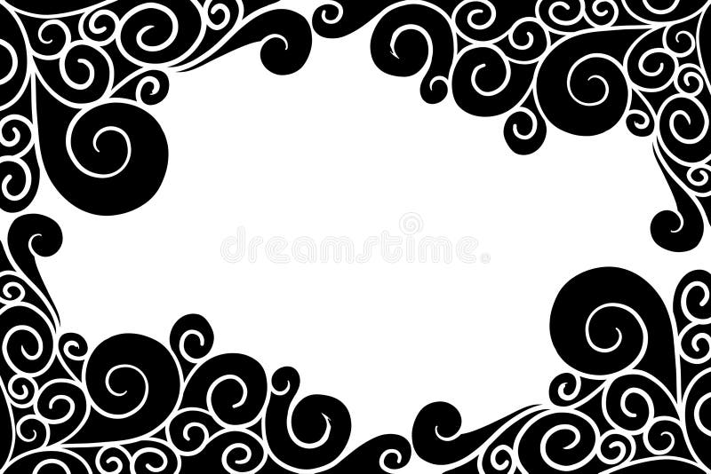 Playful Background Featuring Intricate Black and White Doodle Patterns ...
