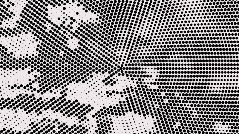 Black and White Dot Background Stock Vector - Illustration of halftone ...