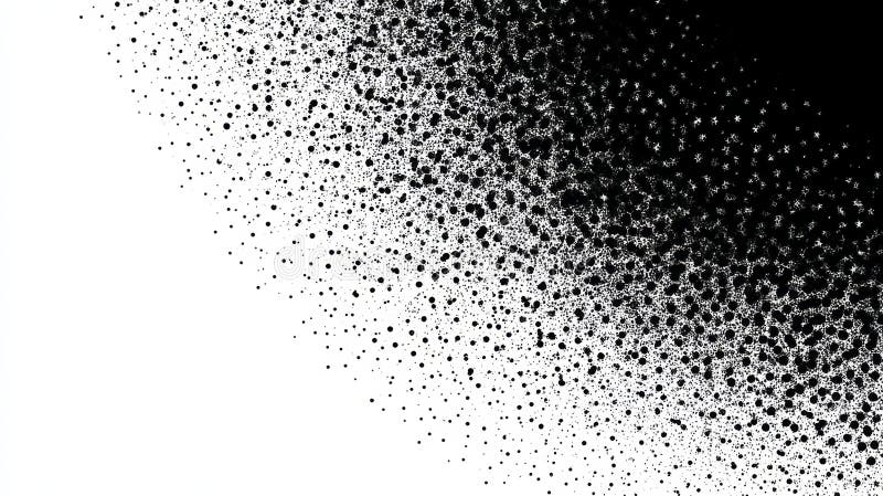 Black and White Dot Gradient Abstract Background with a Gradient of ...
