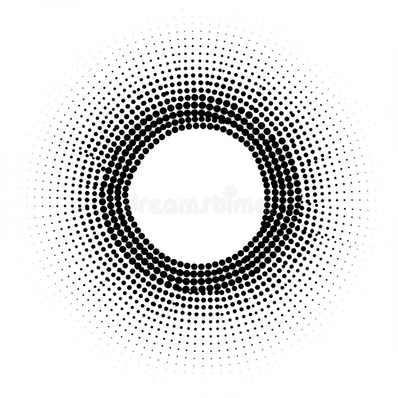 Halftone Dot Matrix Pattern Stock Illustrations – 3,136 Halftone Dot ...