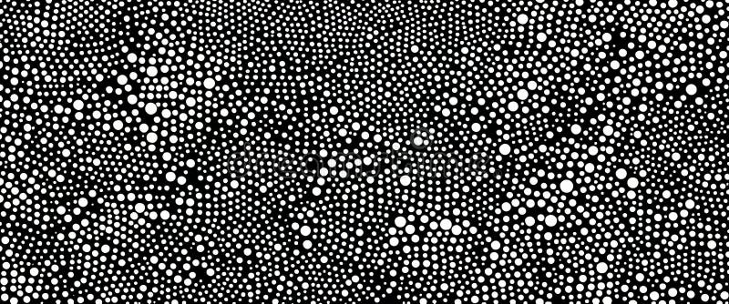 Black and White Dot Pattern Background with Abstract Geometric Design ...