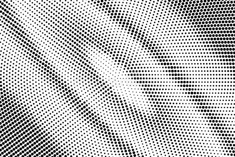 Oval Gradient Halftone. Abstract Gradient Background of Black Dots ...
