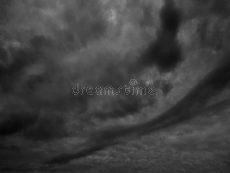 Black and White Dramatic Sky Cloudscape Atmosphere Nature Background ...
