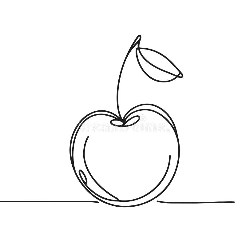Cherry Stem Linear Stock Illustrations – 193 Cherry Stem Linear Stock ...
