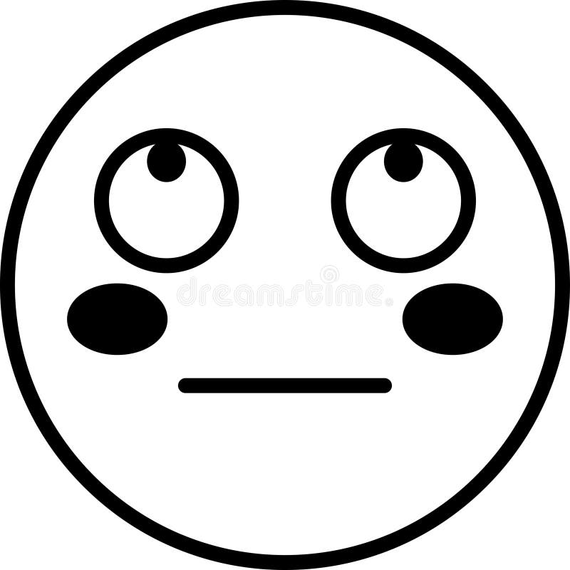 A Black and White Drawing of a Face with a Question Mark on it Stock ...