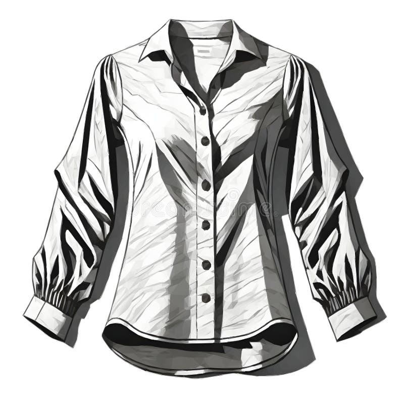 Wrinkled Clothes Clipart Black