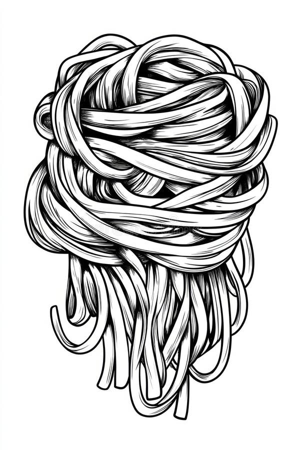 Pasta Tangles stock photo. Image of artsy, macaroni - 377367648