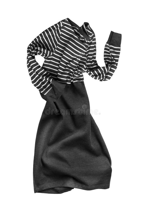 Black and white dress stock photo. Image of wear, style - 172636752