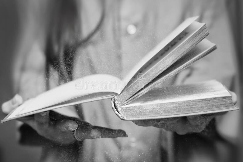 Old Dusty Book on White Isolated Background Stock Photo - Image of ...