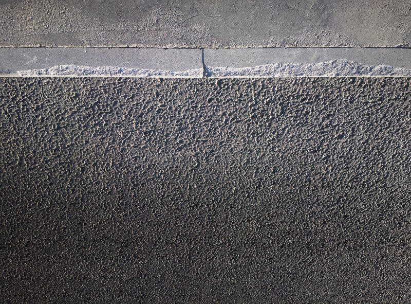 Black and White Edge of Sidewalk Pavement Texture Background Stock ...