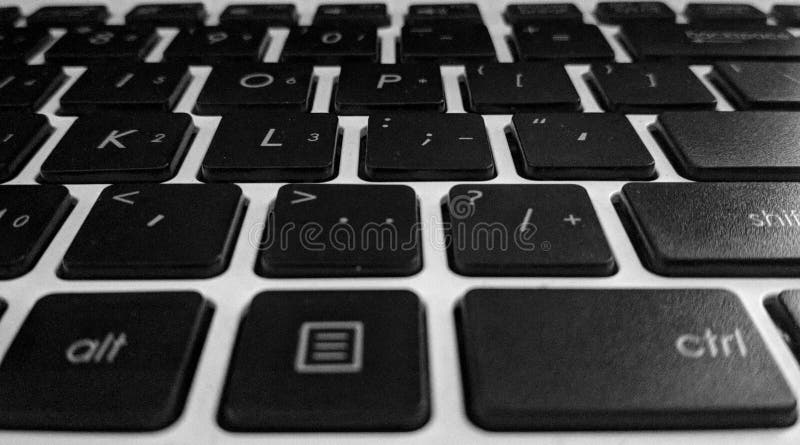 Black and White Epic Keyboard Stock Image - Image of epic, white: 201490189