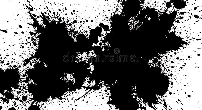 Black White Ink Splash Texture for Bold Streetwear Design Stock ...