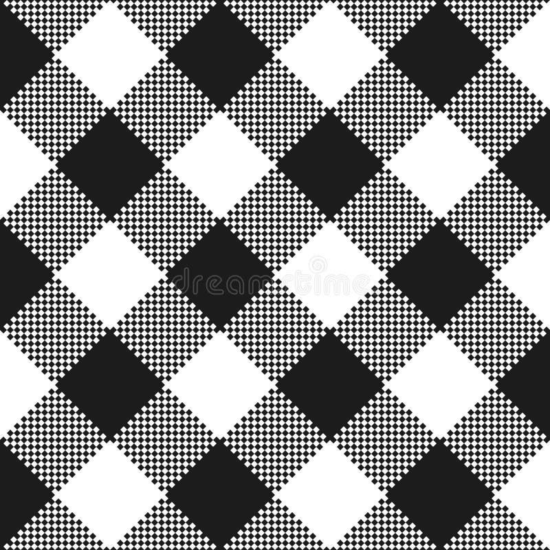 Black And White Fabric Texture Vector Illustration Stock Illustration Illustration Of Retro