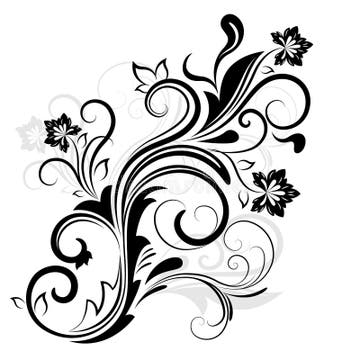 Fancy Black White Design Stock Illustrations – 19,085 Fancy Black White ...