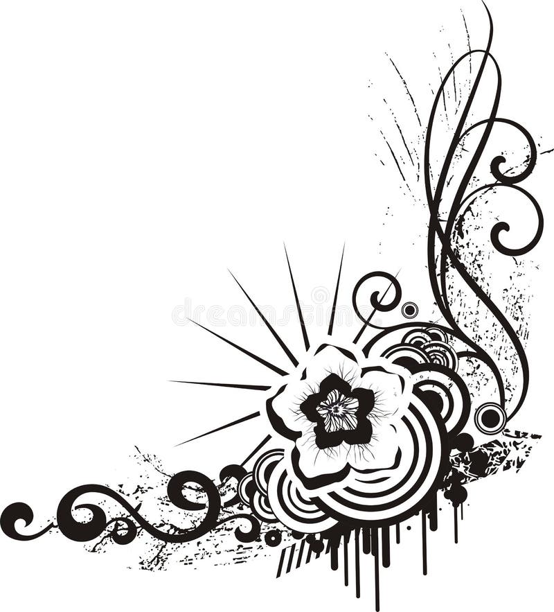 35+ Black white floral designs Free Stock Photos - StockFreeImages