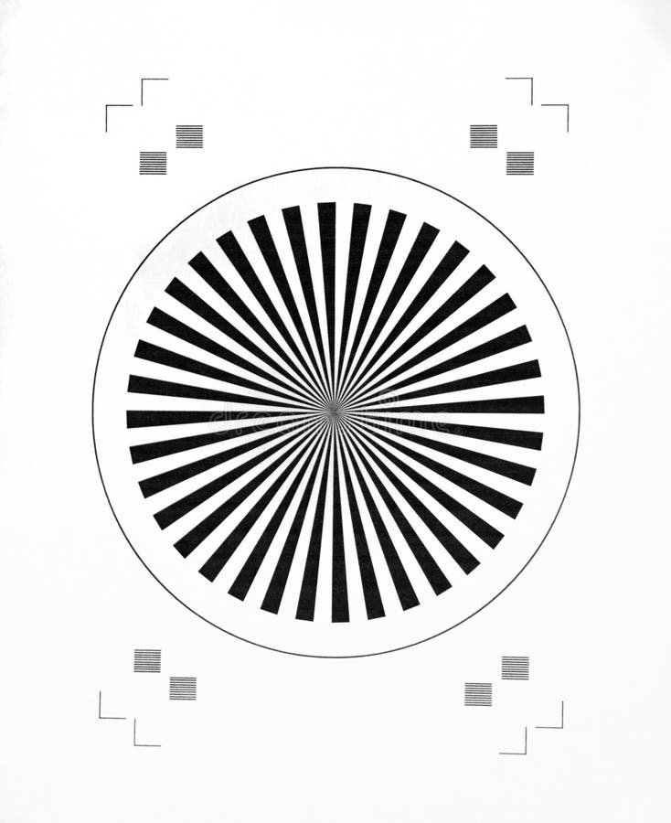 Black and White Focus Chart Stock Photo - Image of triangles, sircle ...