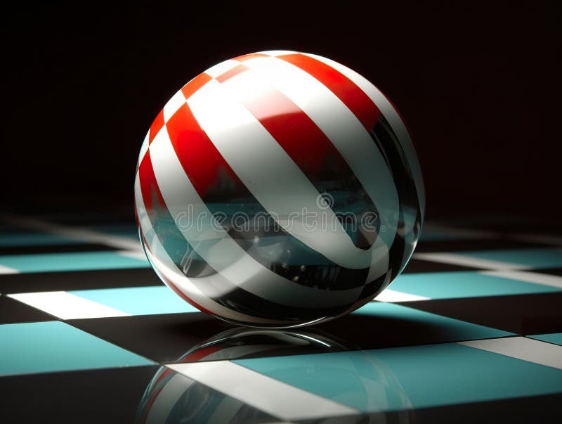 Black and White Fun Impossible Abstract Wallpaper. Stock Illustration ...