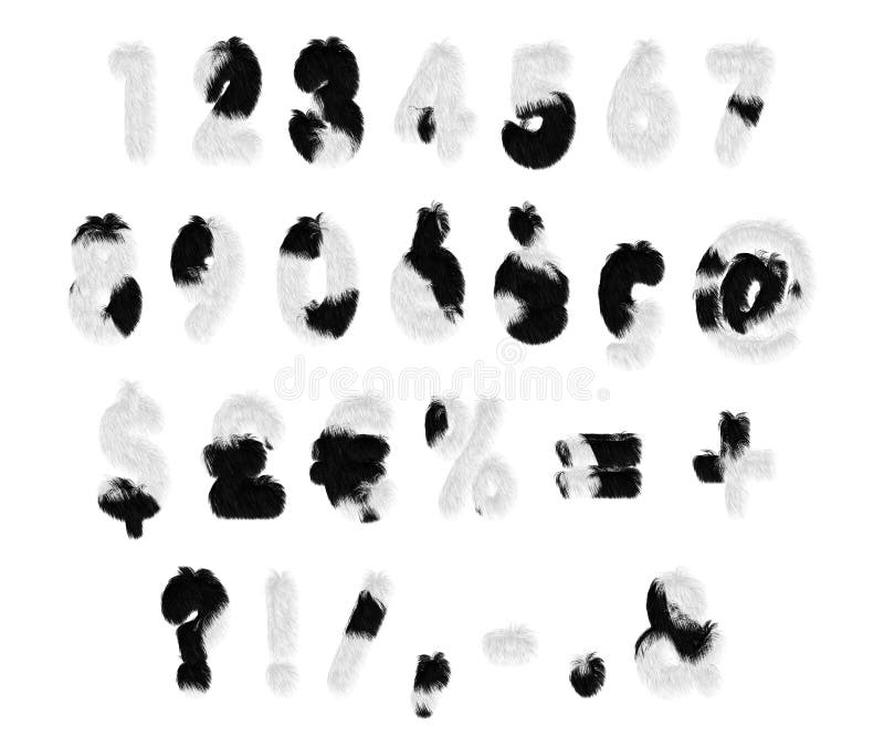 Furry Numbers Stock Illustrations – 356 Furry Numbers Stock ...