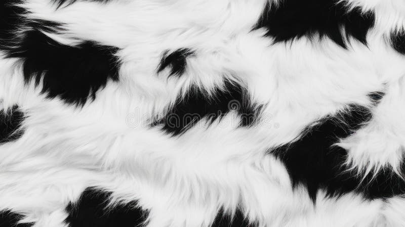 Black and White Furry Spot Texture for Background and Design Stock ...