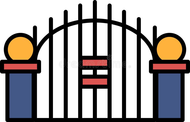 Black White Gate Stock Illustrations 18 660 Black White Gate Stock
