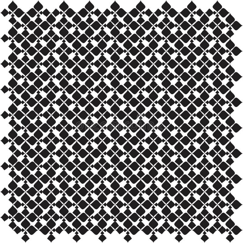 Black and White Geometric Circle Impossible Background Seamless Pattern ...